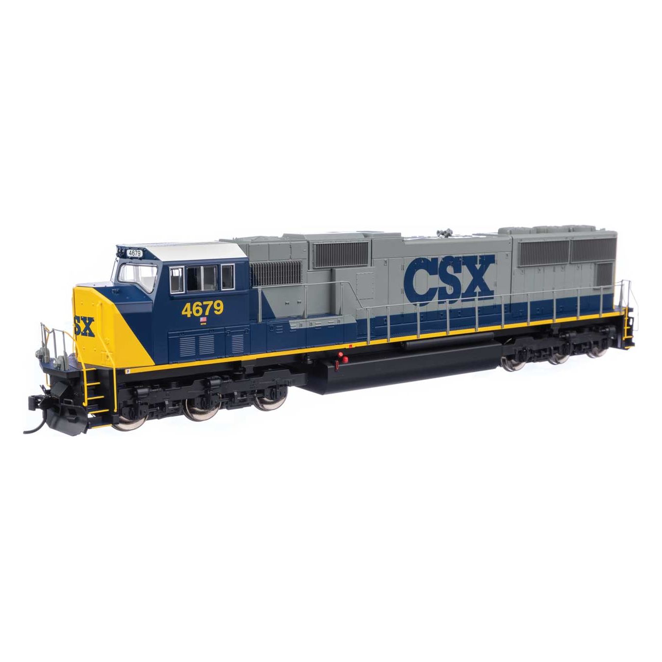 Walthers Mainline, 910-21007, HO Scale, EMD SD70M, CSX, #4679, DCC & S – RJ's Trains
