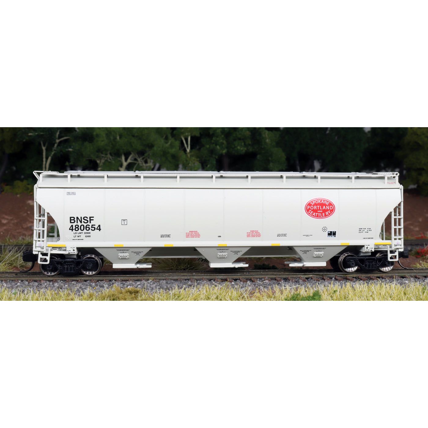 HO Scale BNSF Legacy Trinity 5161 3-Bay Hopper Collection – RJ's Trains