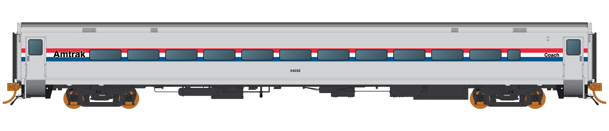 Raipido HO Scale Amtrak Horizon Passenger Cars – RJ's Trains