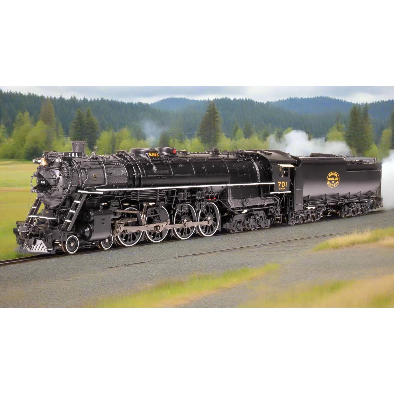Broadway Limited Imports, 6968, HO Scale, Class E-1, 4-8-4, SP&S, #701 ...