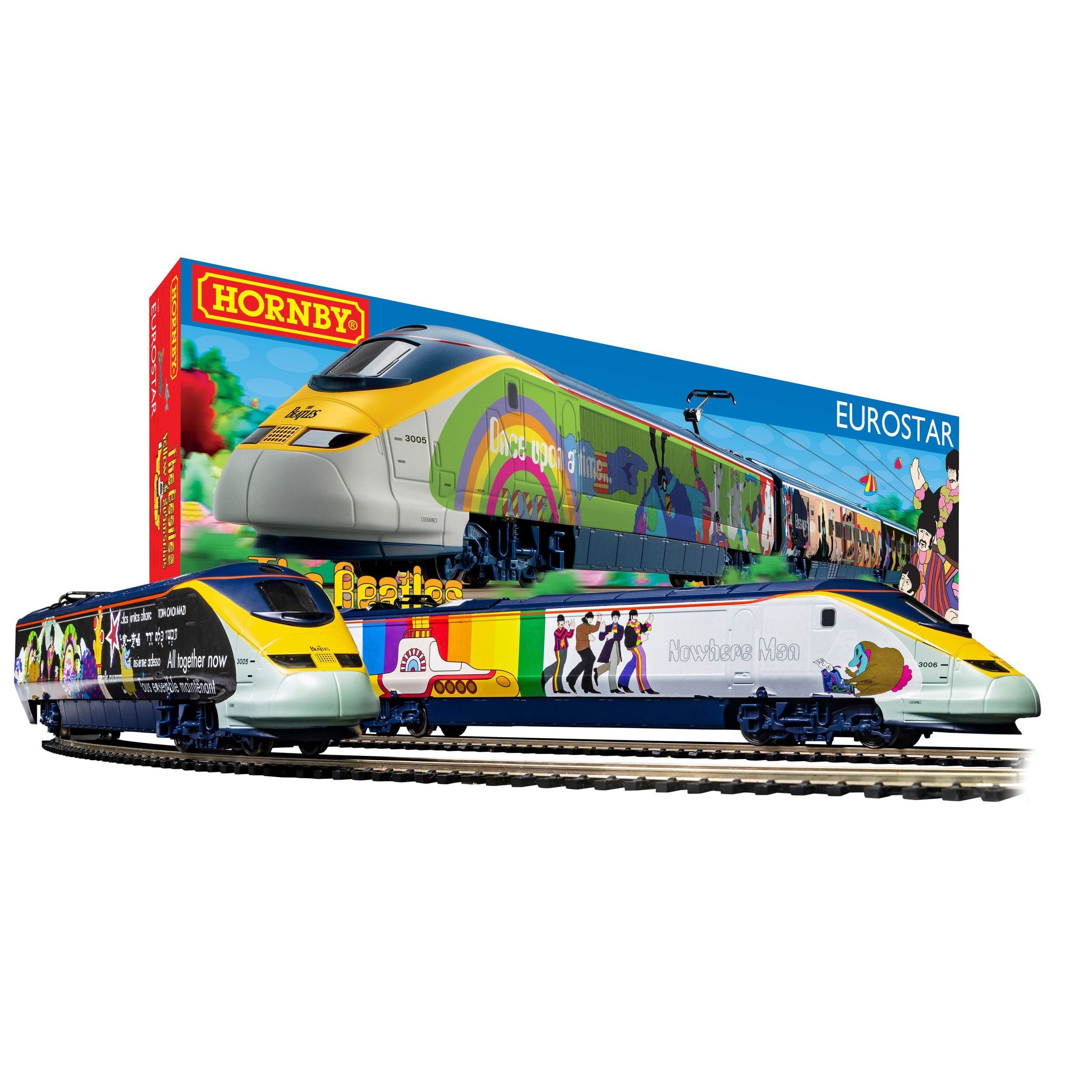Hornby, R12753T, OO Gauge, Eurostar 'Yellow Submarine' ,Train Set Stan ...