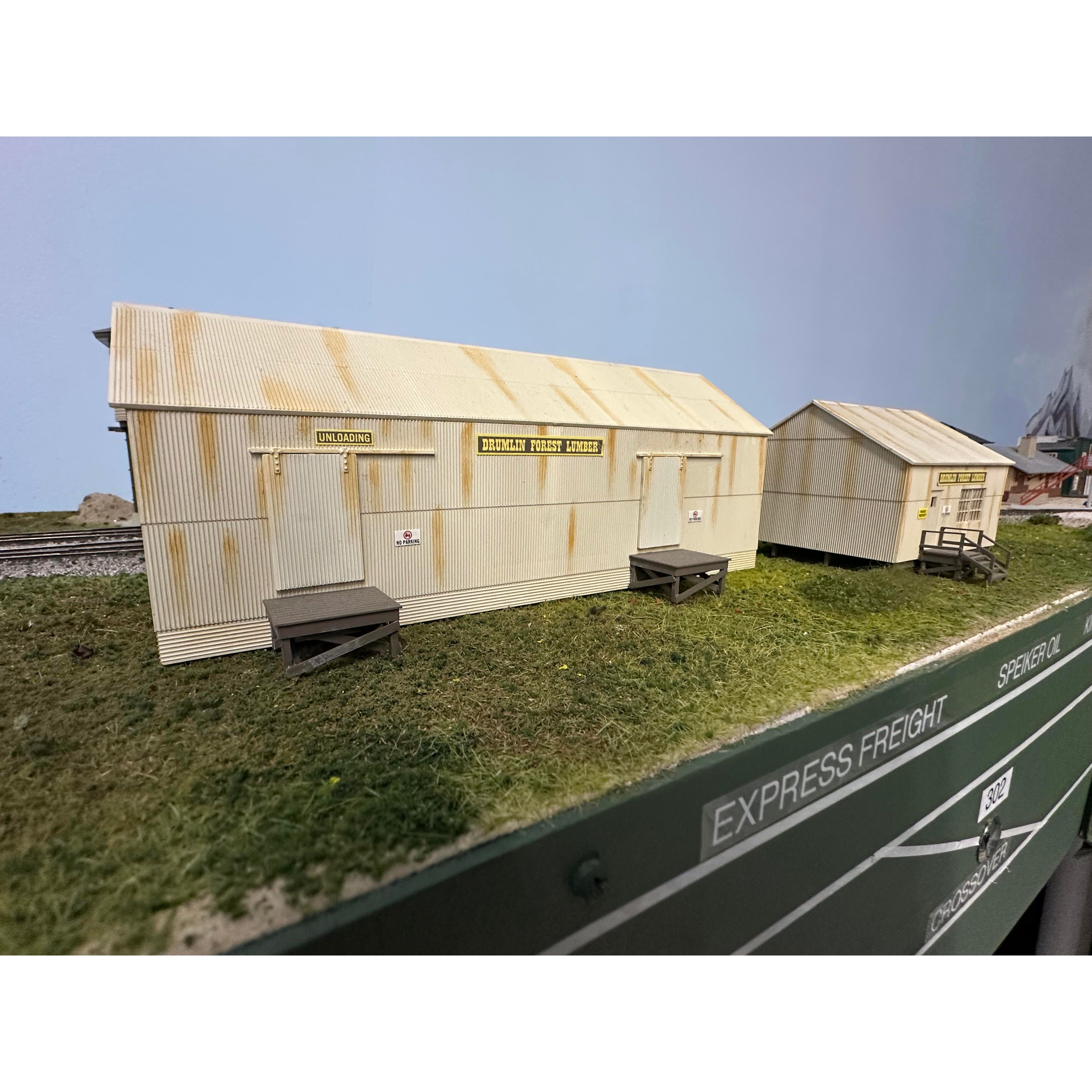HO Scale used building - Drumlin Forest Lumber – RJ's Trains
