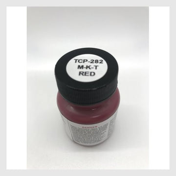 Tru-Color Paint, TCP-282, Airbrush Ready, M-K-T Red, 1 oz – RJ's Trains