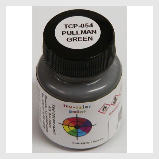 Tru-Color Paint, TCP-054, Airbrush Ready, Pullman Green, 1 oz – RJ's Trains