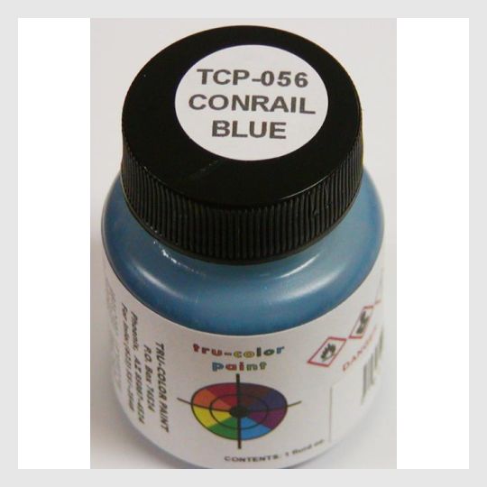 Tru-Color Paint, TCP-056, Airbrush Ready, Conrail Blue, 1 oz – RJ's Trains