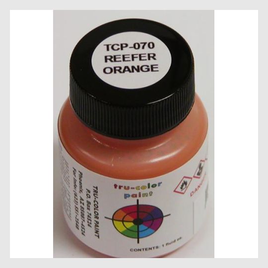 Tru-Color Paint, TCP-070, Airbrush Ready, Reefer Orange, 1 oz – RJ's Trains